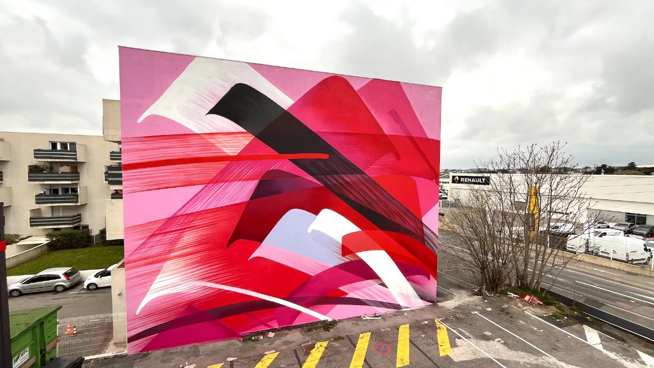 Montpellier : l'artiste MadC réalise une fresque sur une résidence du ...