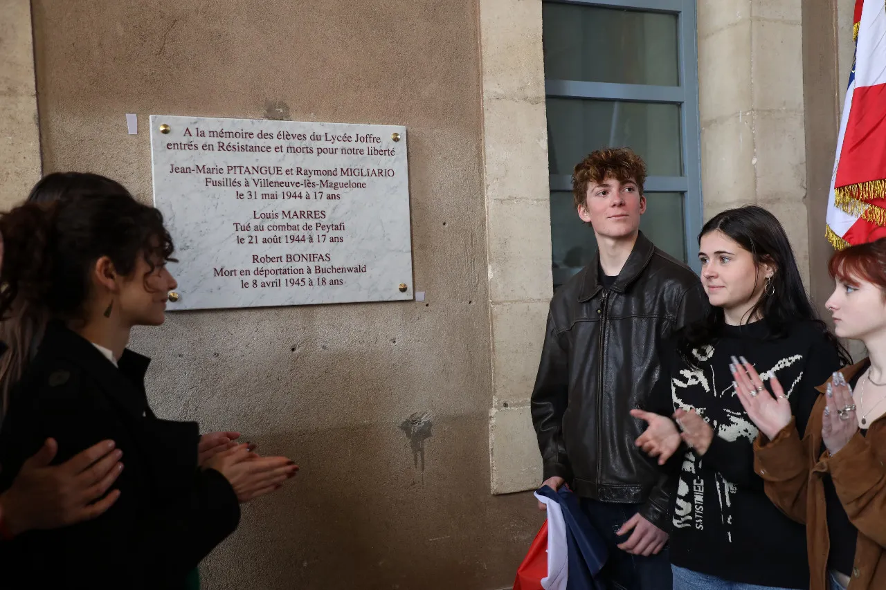 Montpellier : le lycée Joffre rend hommage à ses élèves résistants | La ...