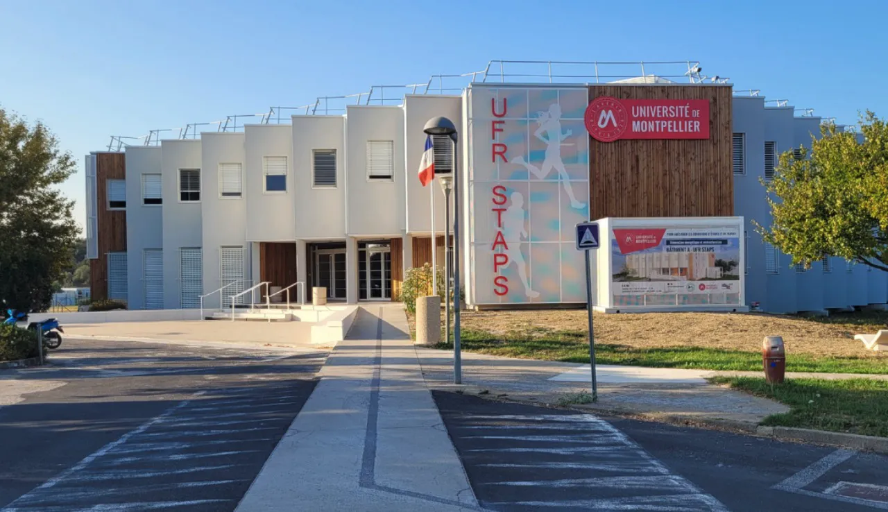 Montpellier : le bâtiment principal de l'UFR Staps fait peau neuve | La ...