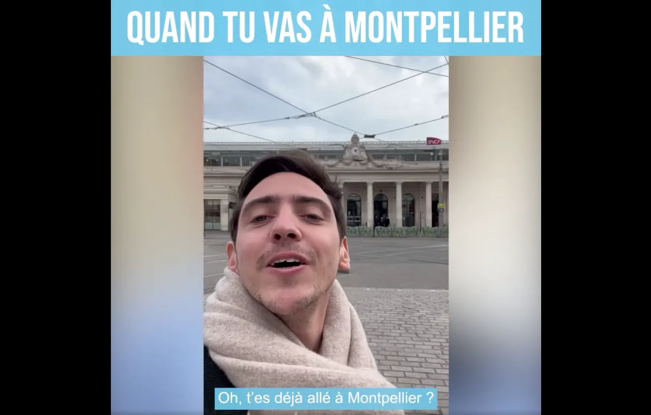 L'humoriste Thomas Marty fait le buzz avec sa vidéo sur Montpellier ...