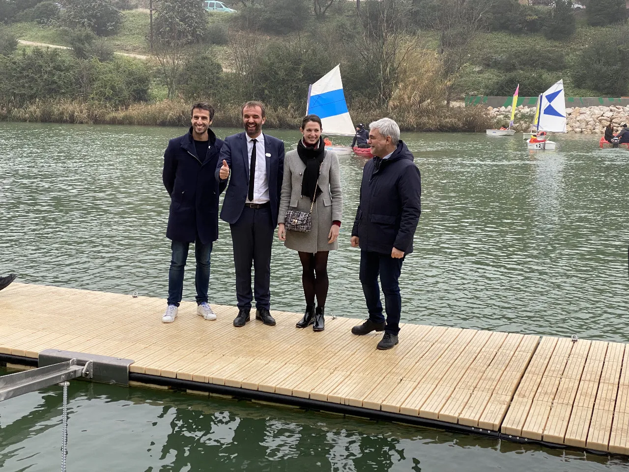Tony Estanguet inaugure la base nautique rénovée au lac des Garrigues ...