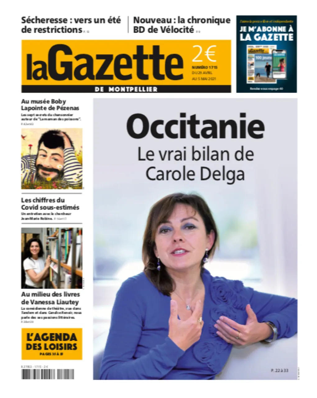 La Gazette est en ligne, découvrez le sommaire ! | La Gazette