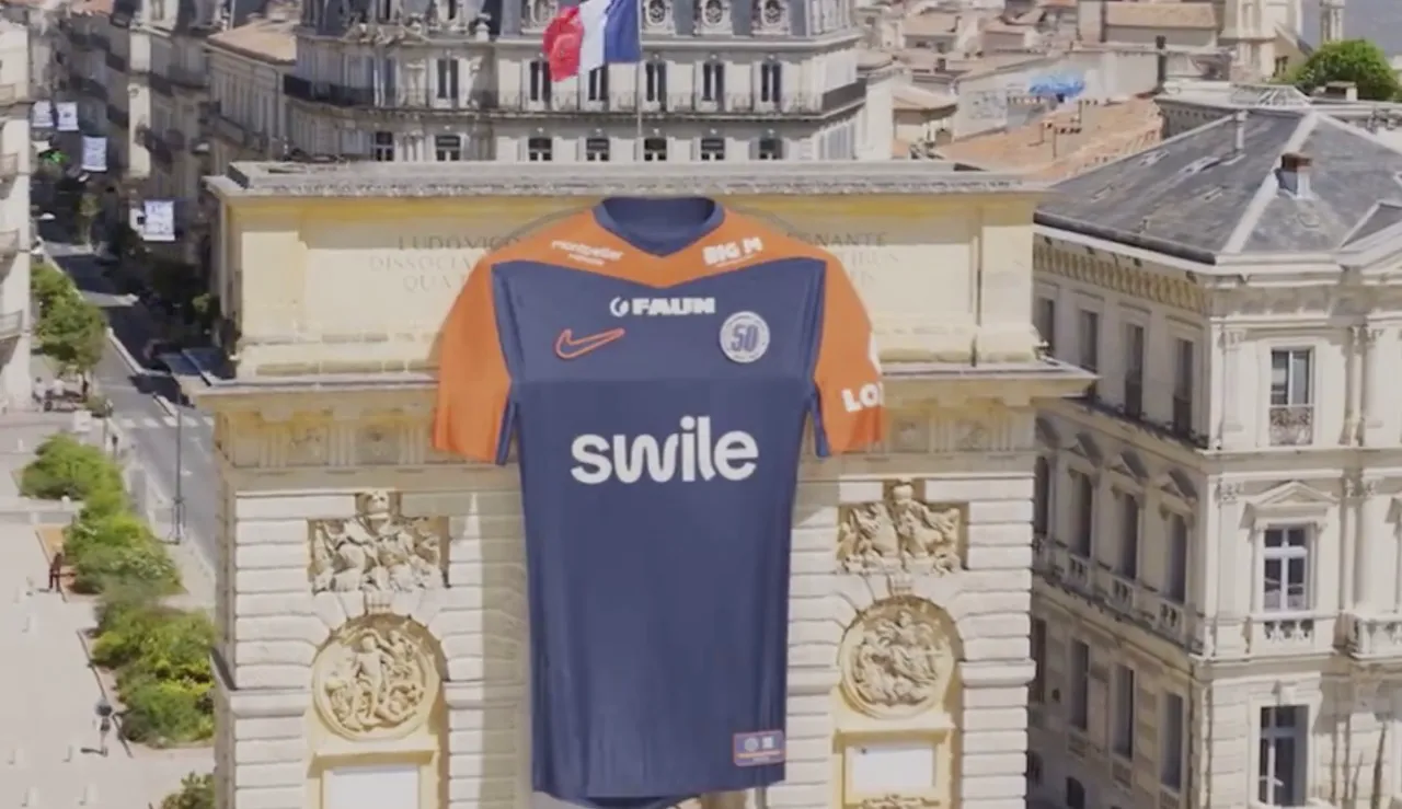 Le MHSC dévoile un nouveau maillot spécial pour les 50 ans du club | La ...
