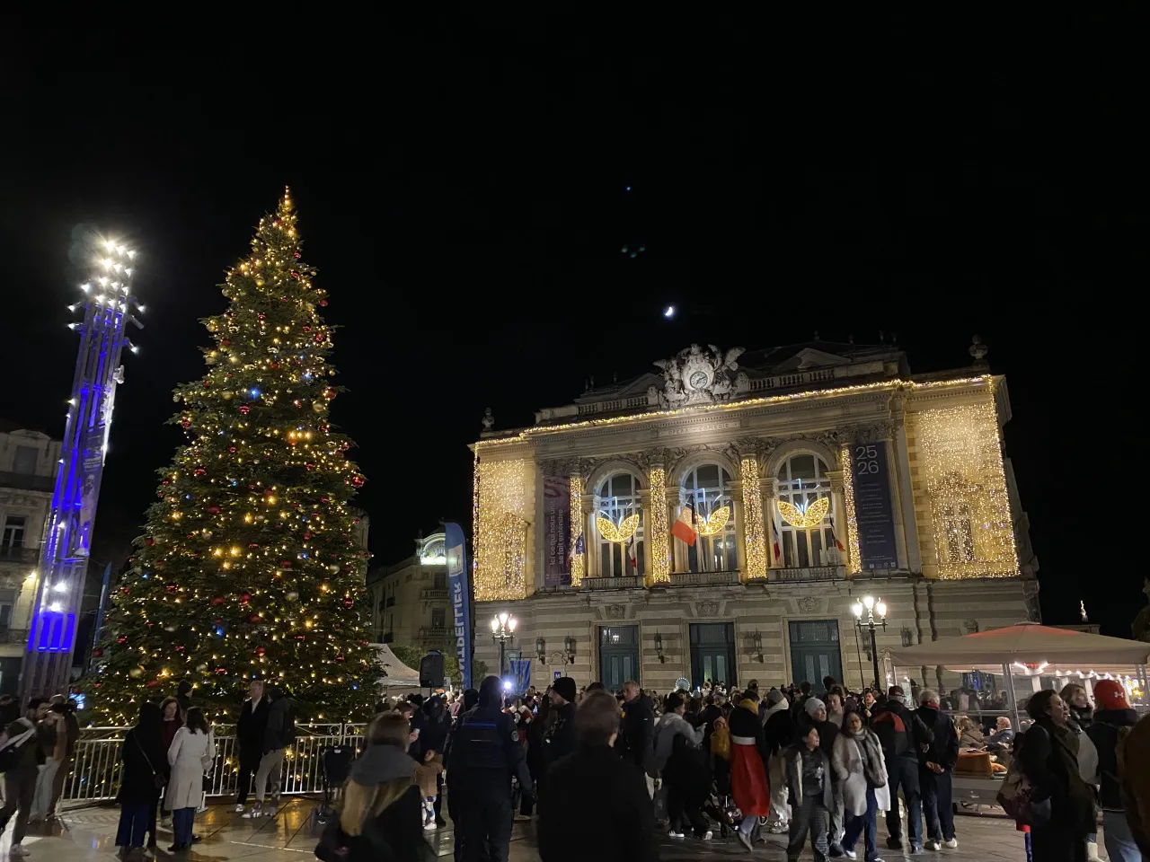 En images. Les illuminations de Noël lancées à Montpellier | La Gazette