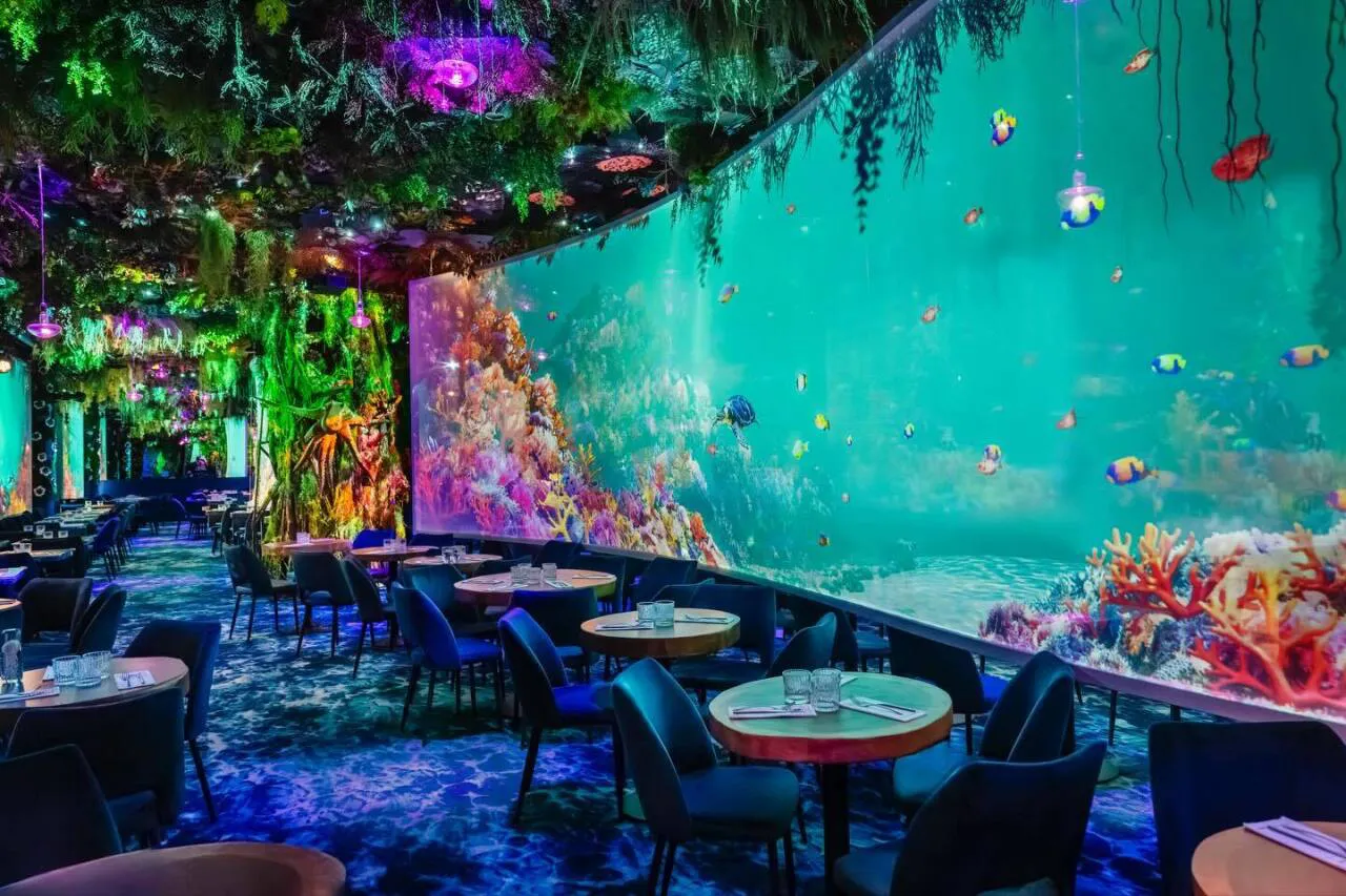 Under the Sea : un restaurant pour manger au milieu des poissons à ...