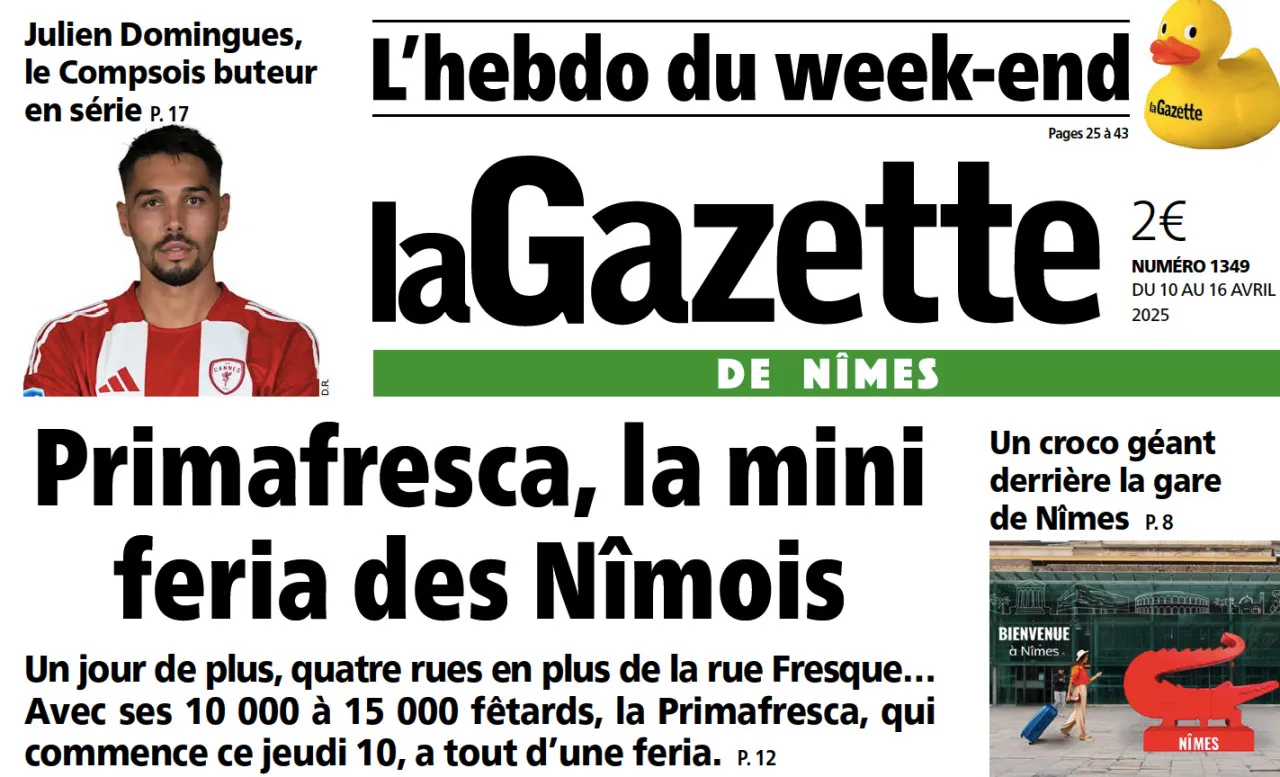 La Gazette de Nîmes, hebdo numéro 1 du Gard